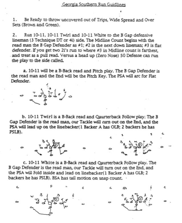 Paul Johnson’s Midline Guidelines (1990s) - Triple Option Football ...