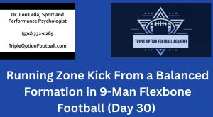 Running Zone Kick From a Balanced Formation in 9-Man Flexbone Football ...