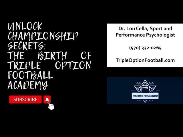 The Reason Why This YouTube Channel & TripleOptionFootball.com Exists ...