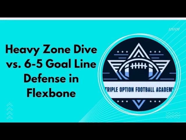 Heavy Formation Zone Dive vs. 6-5 Goal Line Defense - Triple Option ...