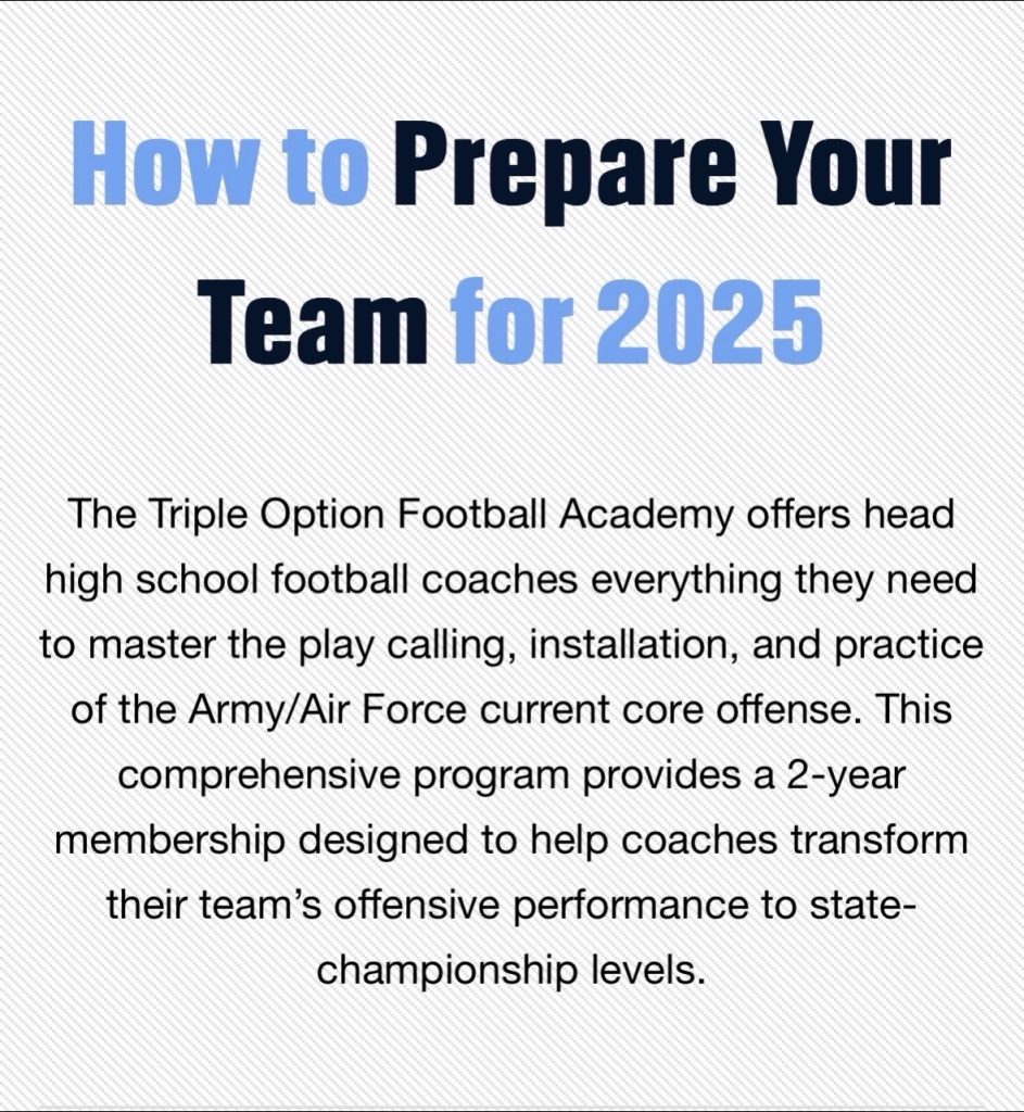 Flexbone Offense: How to Prepare Your Team for 2025 - Triple Option ...